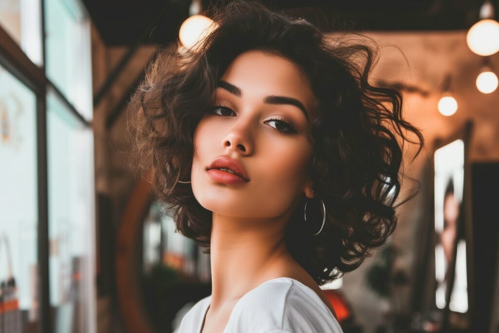 22 Chin-Length Curly Hairstyles That Will Make You Twist and Shout ...